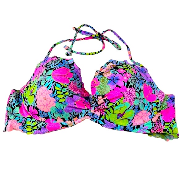Victoria's Secret | Swim | Nwot Victorias Secret 34 Dd Vibrant Floral ...
